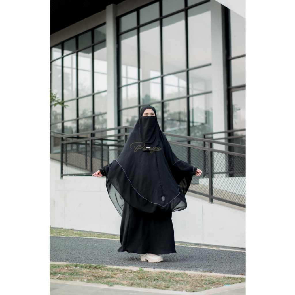 Jual PARAYOU - (Exclusive) Ameena Abaya Set Hijab Perpaduan Airflow ...