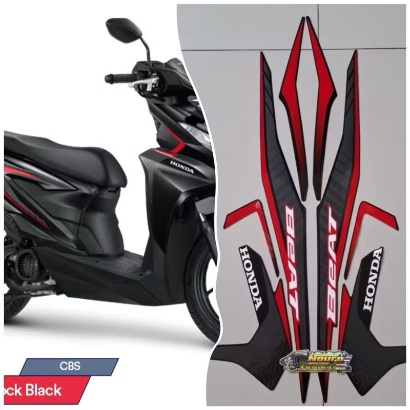 Jual STIKER STRIPING LIS LES POLET BODY MOTOR BEAT FI CBS 2024 | Shopee ...