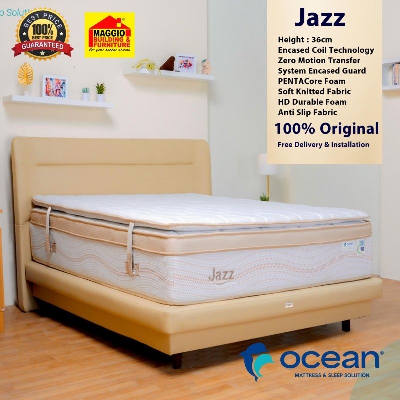 Jual Kasur Ocean Springbed Zero Motion Jazz - Ocean Springbed | Shopee Indonesia
