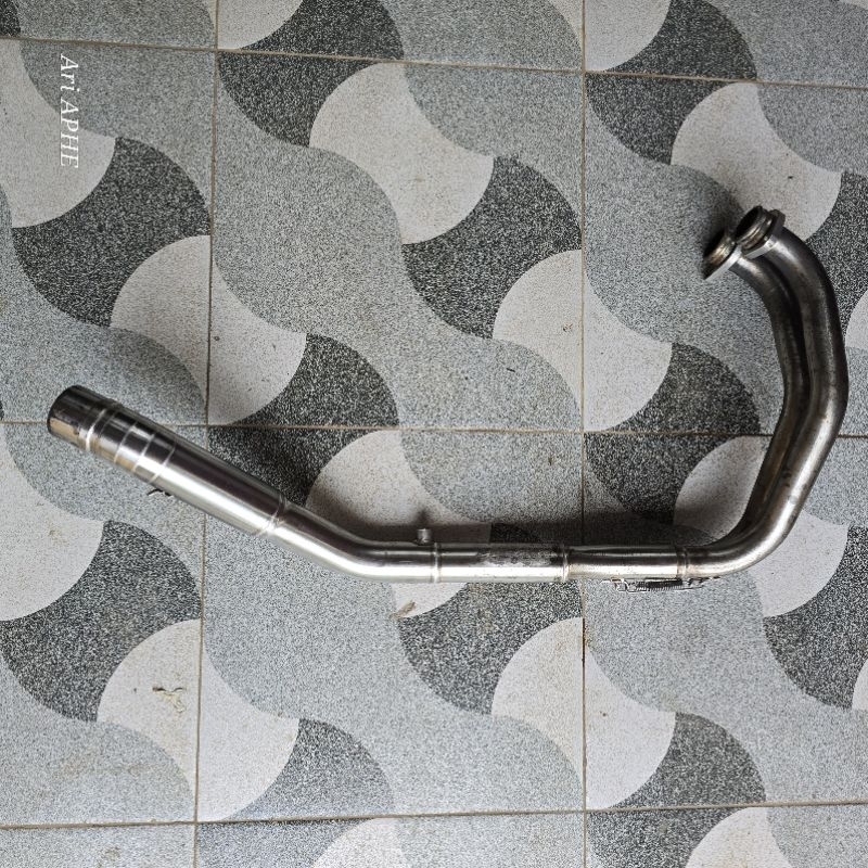 Jual header pipa leher knalpot original R9 yamaha R25 | Shopee Indonesia