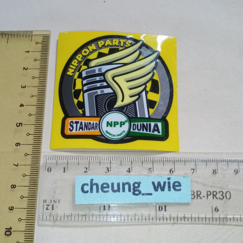 Jual Stiker / Stiker Timbul NPP Nippon Parts Standard Dunia 1bh ...