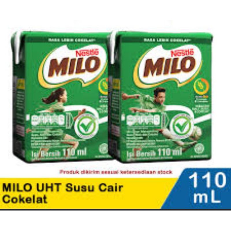 Jual SUSU UHT MILO 110ML (10 PCS) | Shopee Indonesia