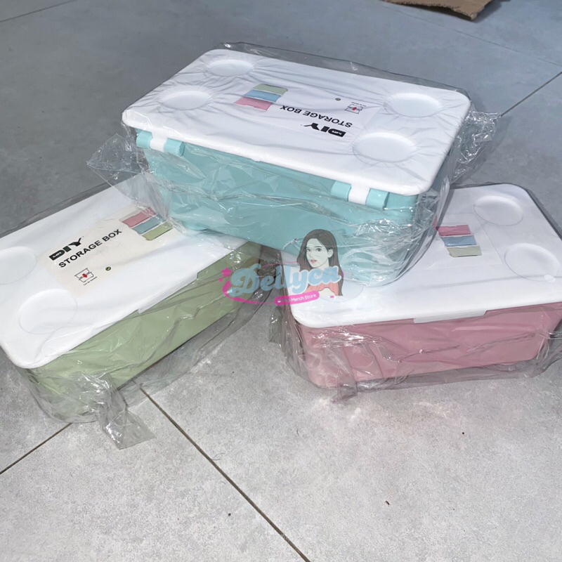 Jual [[READY STOCK]] Storage Box Mr DIY Mini Box Photocard Box | Shopee ...