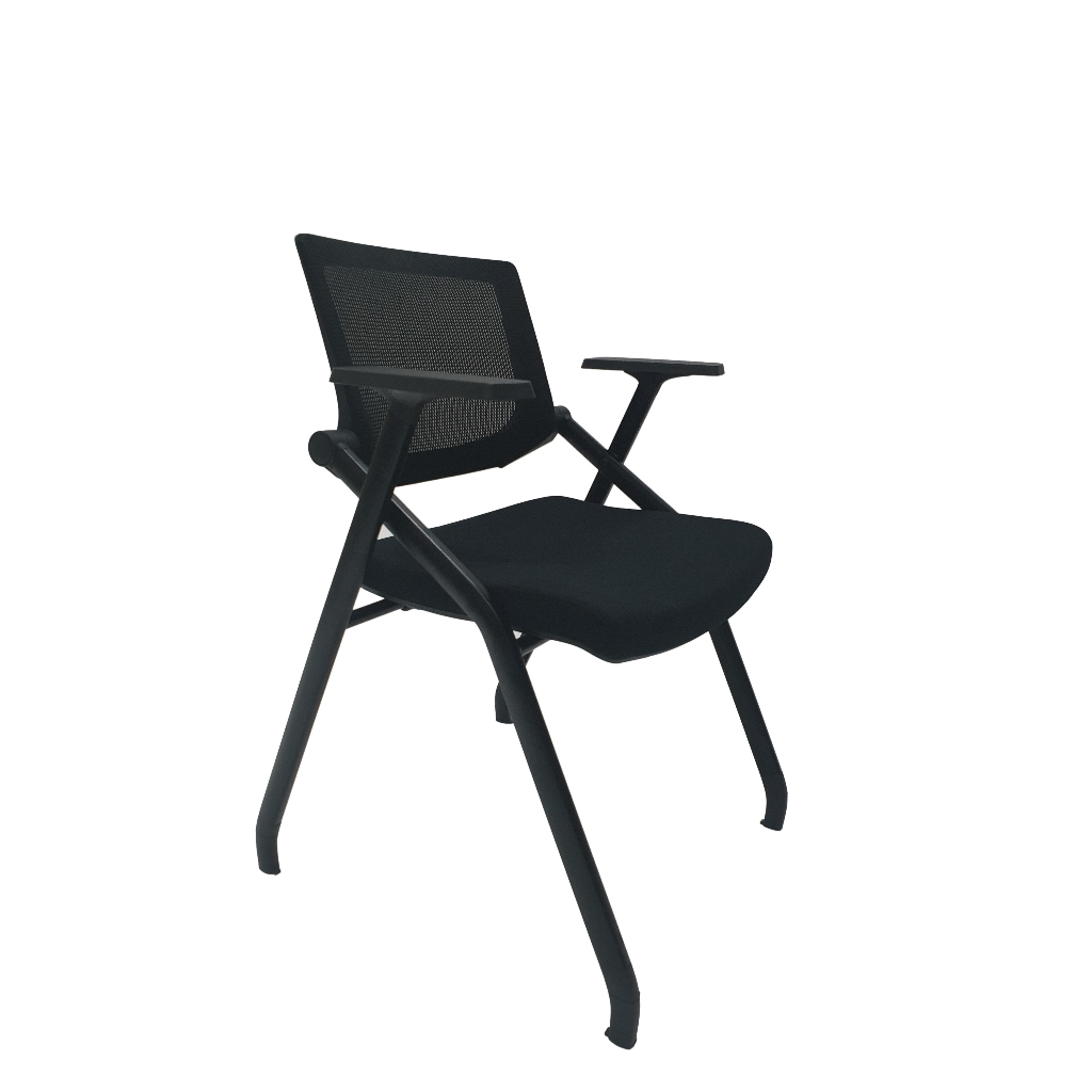 Jual Kursi Kantor Training Funzy Black / Kursi Training Lipat Modern ...