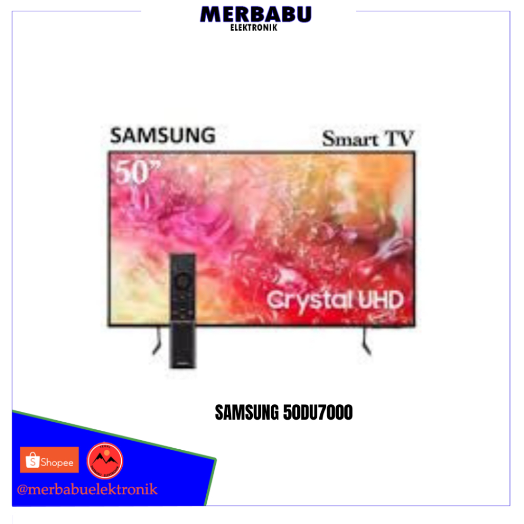 Jual SAMSUNG LED 50 INCH CRYSTAL UHD 4K SMART TV 50DU7000 | Shopee Indonesia
