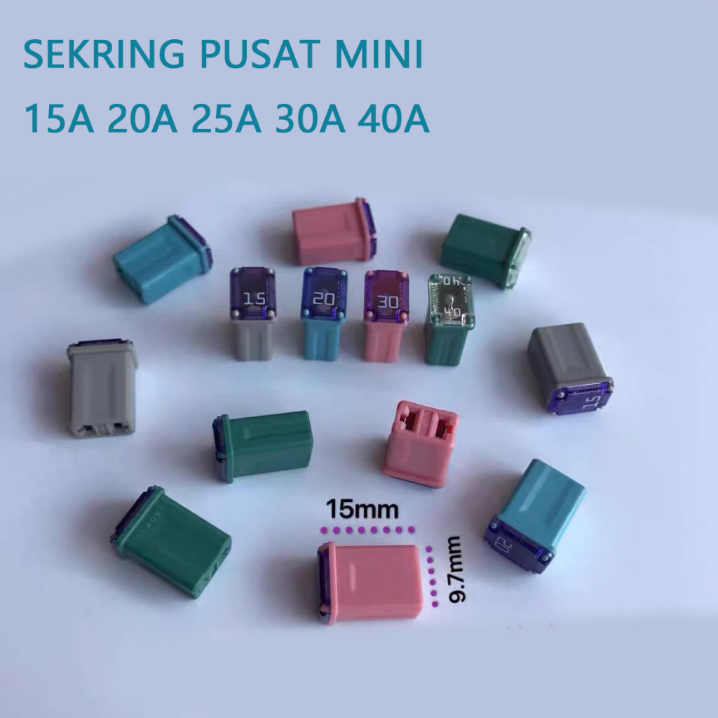 Jual Sekring Pusat Skring Fuse Pusat Mini 15A 20A 25A 30A 40A ...