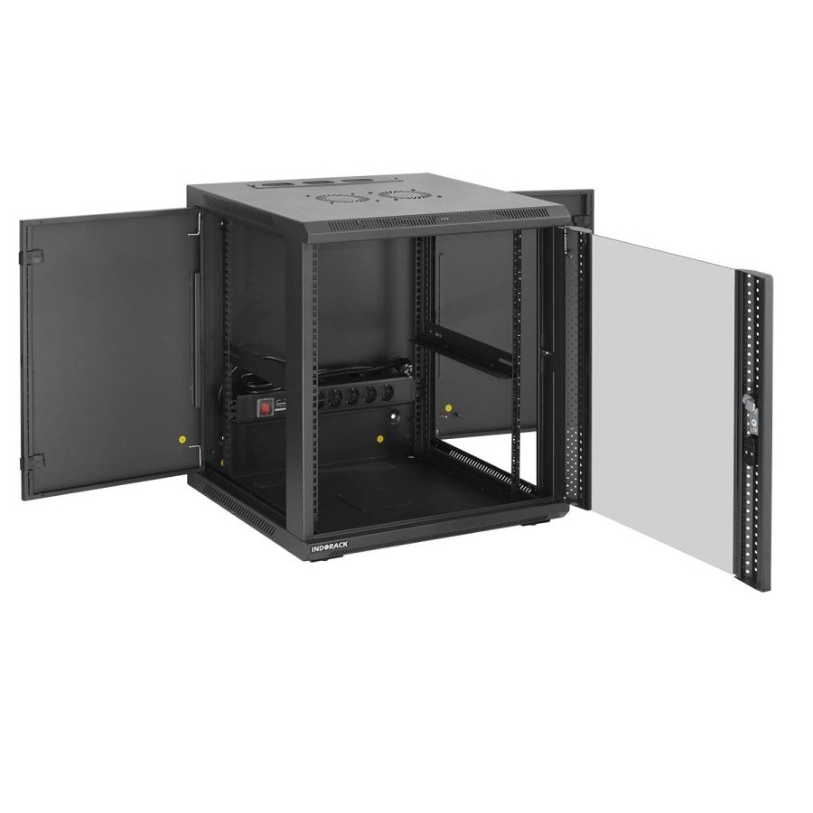 Jual Rack Server Wallmount 12U INDORACK WIR5512S Depth 550MM Single ...