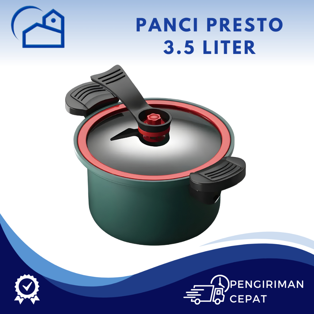 Jual Panci Presto Cooker Pot 3.5 Liter Melunakan Daging Lembut Anti ...