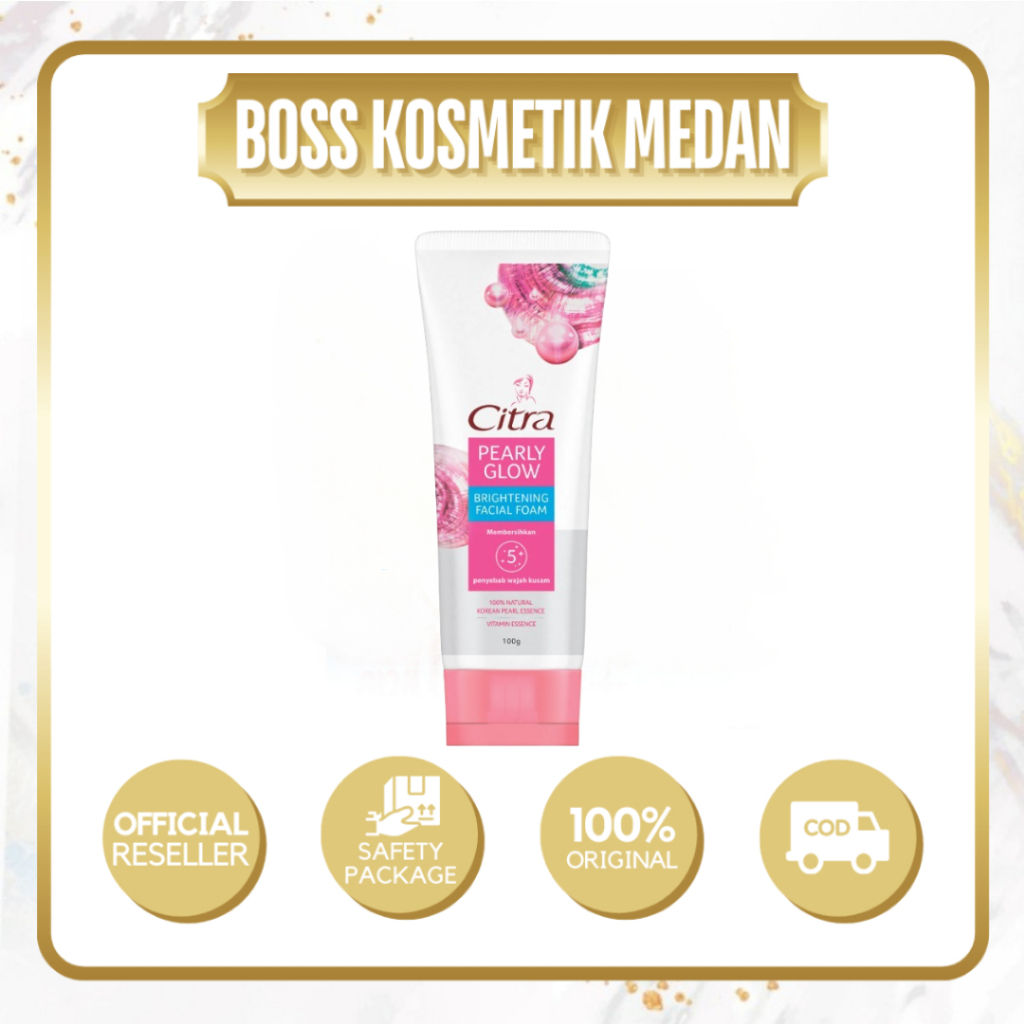 Jual Citra Pearly Glow Facial Foam 100g | Shopee Indonesia
