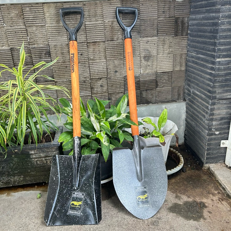 Jual Sekop Kayu Lancip Sekop Untuk Injak Tanah Super Tebal - Sekop ...