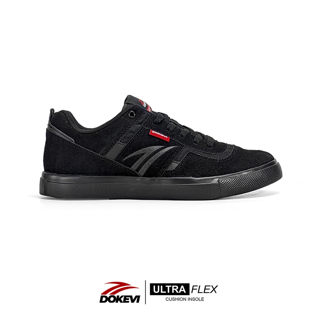 Jual DOKEVI Shoes Murphy All Black Sepatu Sneakers | Shopee Indonesia