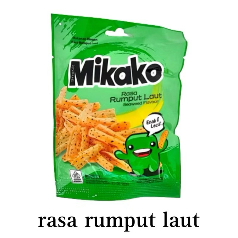 Jual MIKAKO SNACK VIRAL ISI 10 rasa rumput laut | Shopee Indonesia