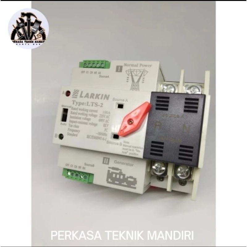 Jual LARKIN LTS - 2 2P 100A Automatic PLN Genset / COS / Ohmsaklar / ATS | Shopee Indonesia