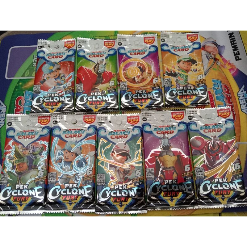 Jual monsta galaxy card pek cyclone fury | Shopee Indonesia