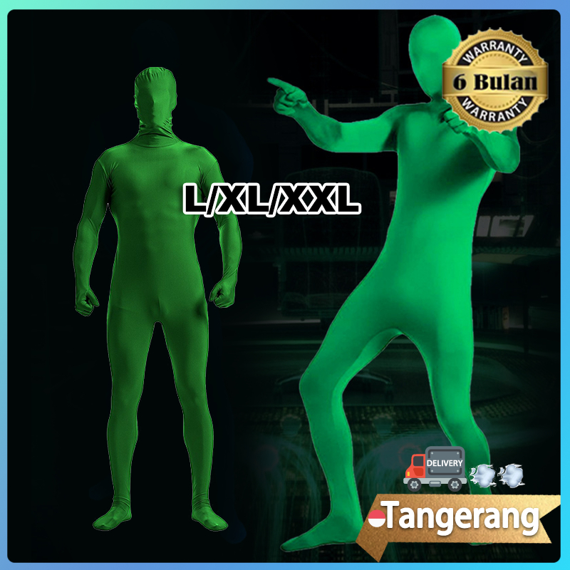 Jual Baju Green Screen Chroma Key Kostum Full Badan Green Screen ...
