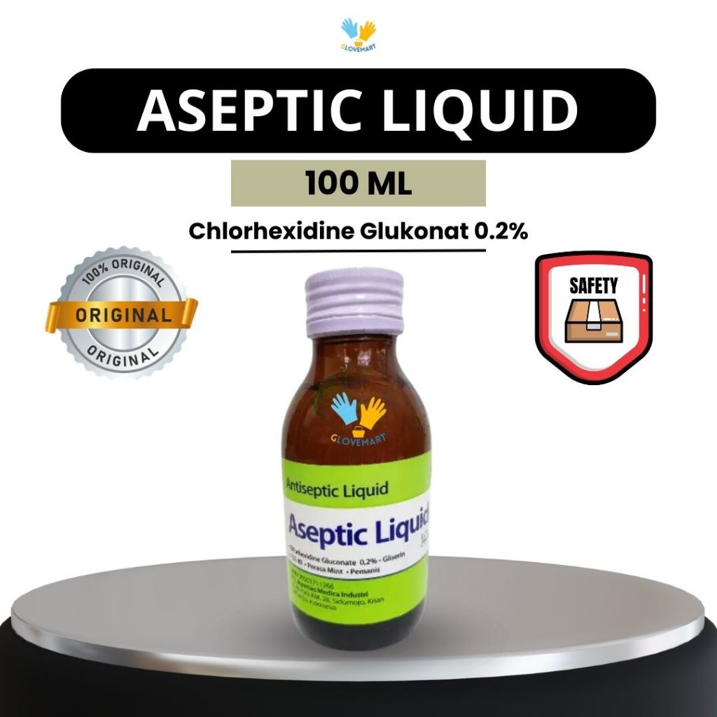 Jual Aseptic Liquid 100 ml / Aseptic Liquid 100 ml Untuk Kumur ...