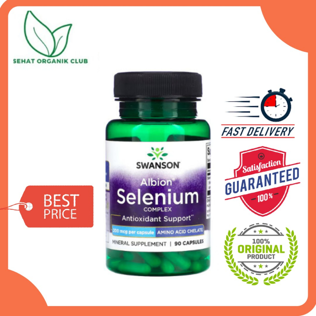 Jual Swanson Albion Selenium Complex 200 mcg 90 Capsules | Shopee Indonesia