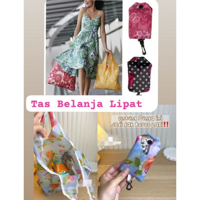 Jual TAS BELANJA LIPAT / TAS LIPAT BELANJA / TAS BELANJA PARASIT / TAS ...