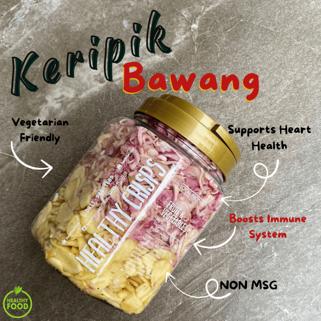 Jual HEALTHY CRISPS - KERIPIK BAWANG MERAH BAWANG PUTIH - 700ml (150 ...