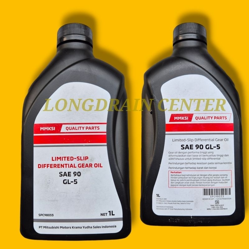 Jual OLI GEAR MITSUBISHI LIMITED SLIP DIFFERENTIAL ( LSD ) SAE -90 GL-5 ...