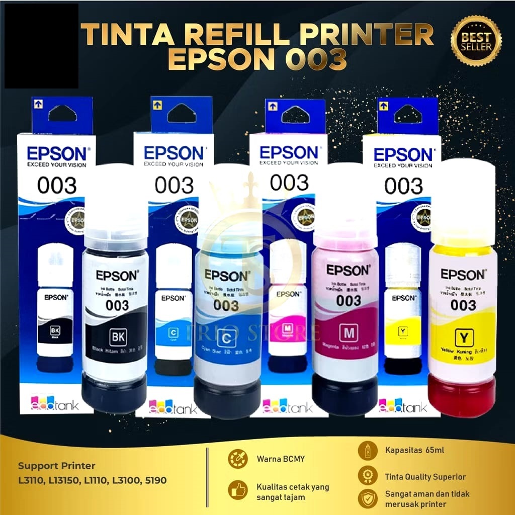Jual TINTA EPSON 003 | Shopee Indonesia