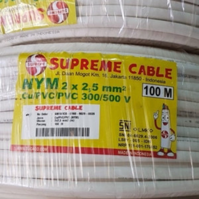 Jual Supreme Kabel NYM 2x2,5 100M | Shopee Indonesia