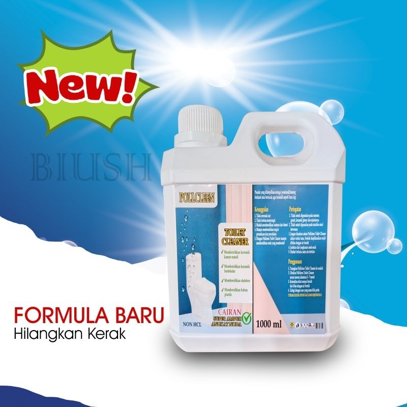 Jual POLLCLEEN TOILET CLEANER ~ Cairan Pembersih kamar mandi ...