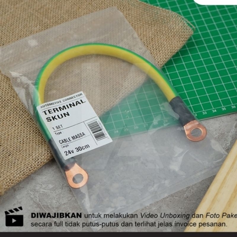 Jual Kabel Aki Grounding Terminal Motor Listrik Mobil Wire Kit 10cm ...