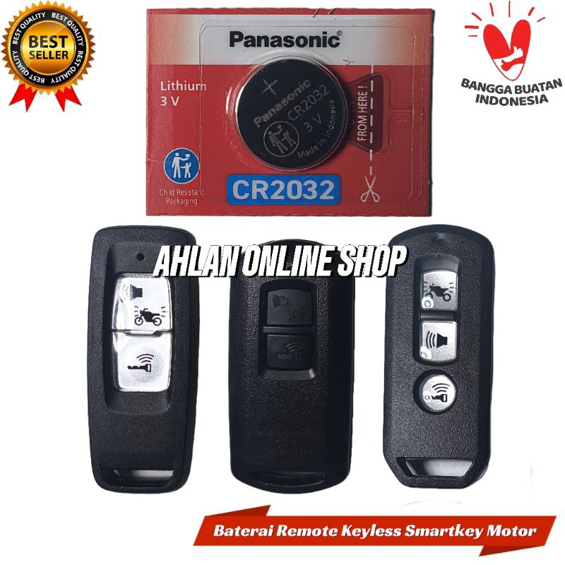 Jual Baterai batre remot remote keyless motor honda vario 150 160 ...