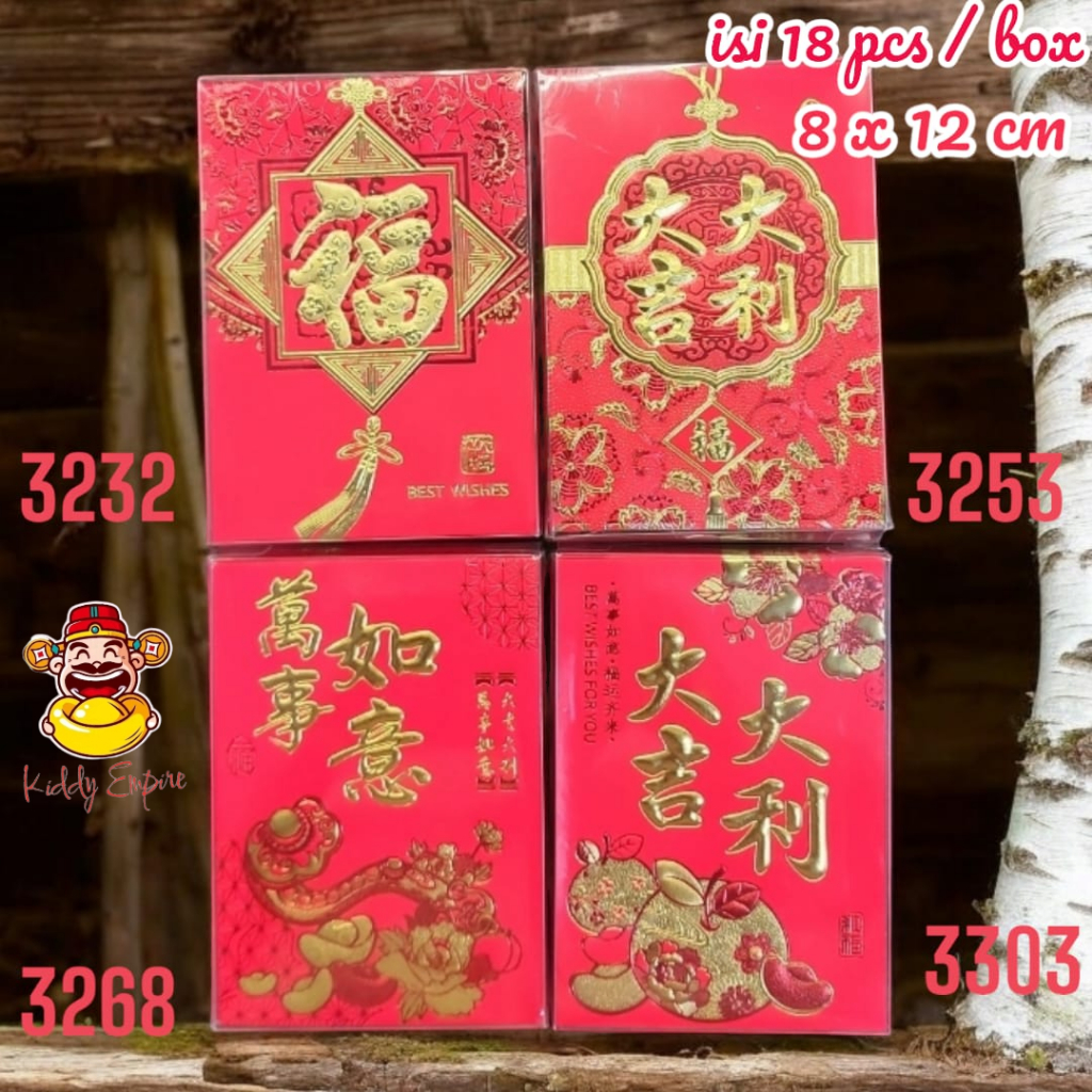 Jual (KIDDY) Angpao Premium 18 Lembar + Kotak Mika Elegan - Ukuran ...