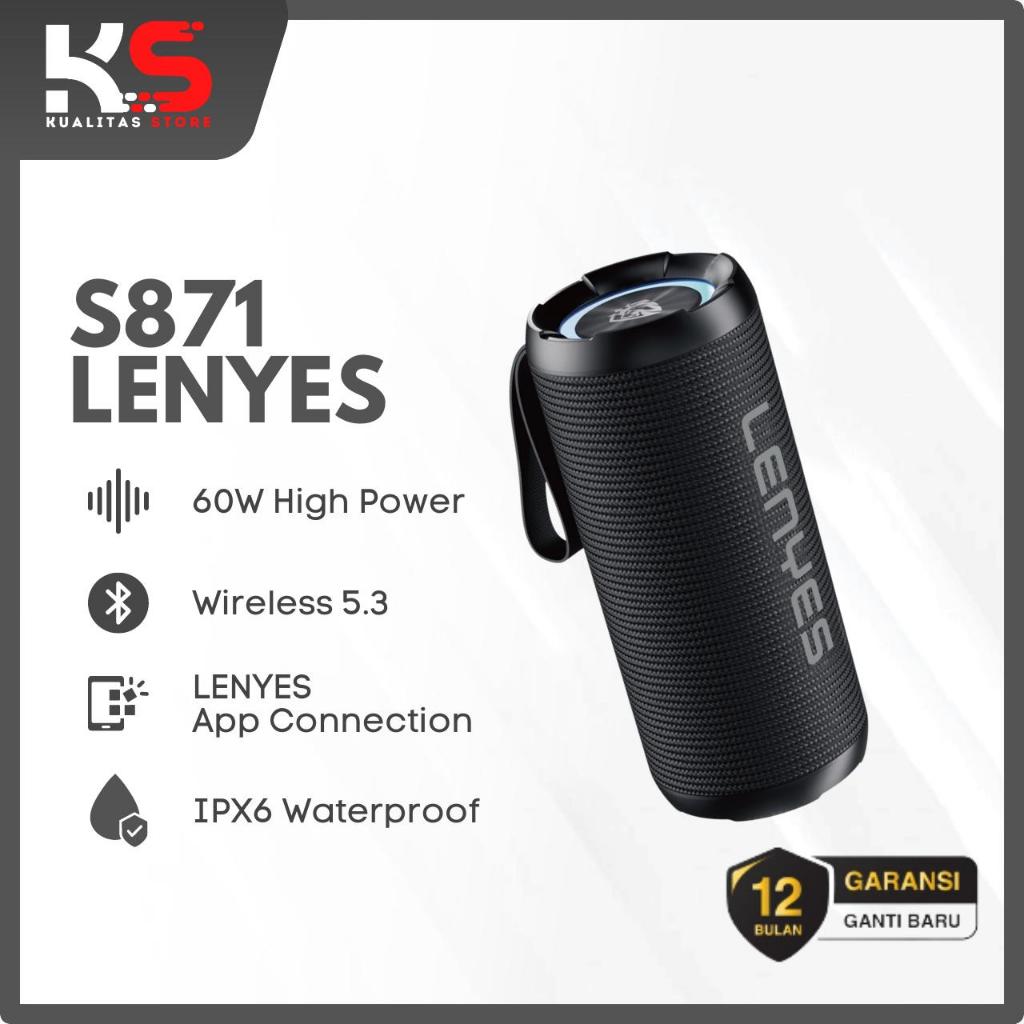 Jual LENYES SPEAKER BLUETOOTH RGB TWS V5.3 60WATT WATERPROOF IPX6 ...