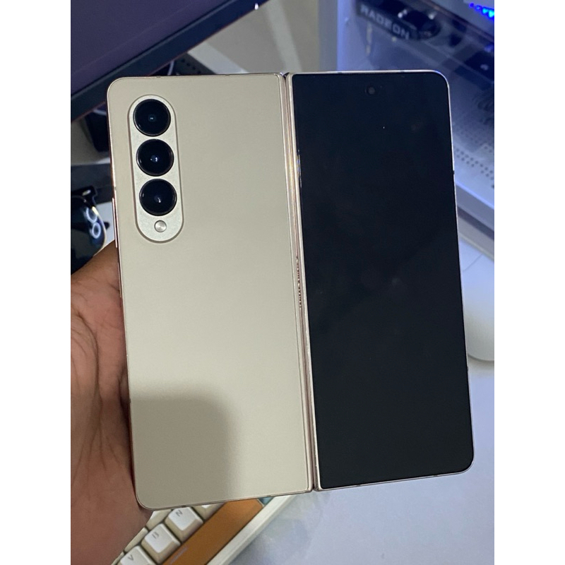 Jual Samsung Galaxy Z Fold 4 12/256GB Beige Fullset Original no eom ...