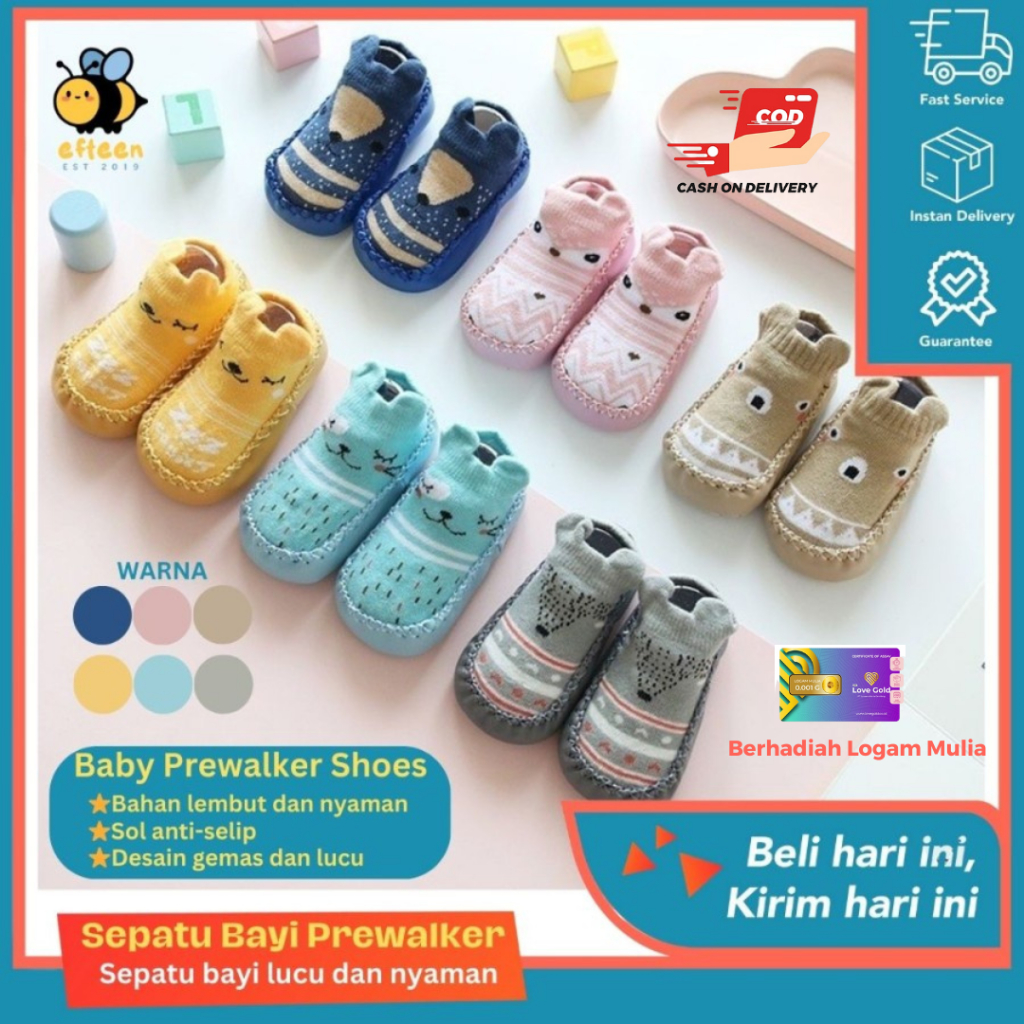 Jual SEPATU BAYI LUCU BABY PREWALKER BABY SHOES SEPATU ANAK BAJU BAYI ...