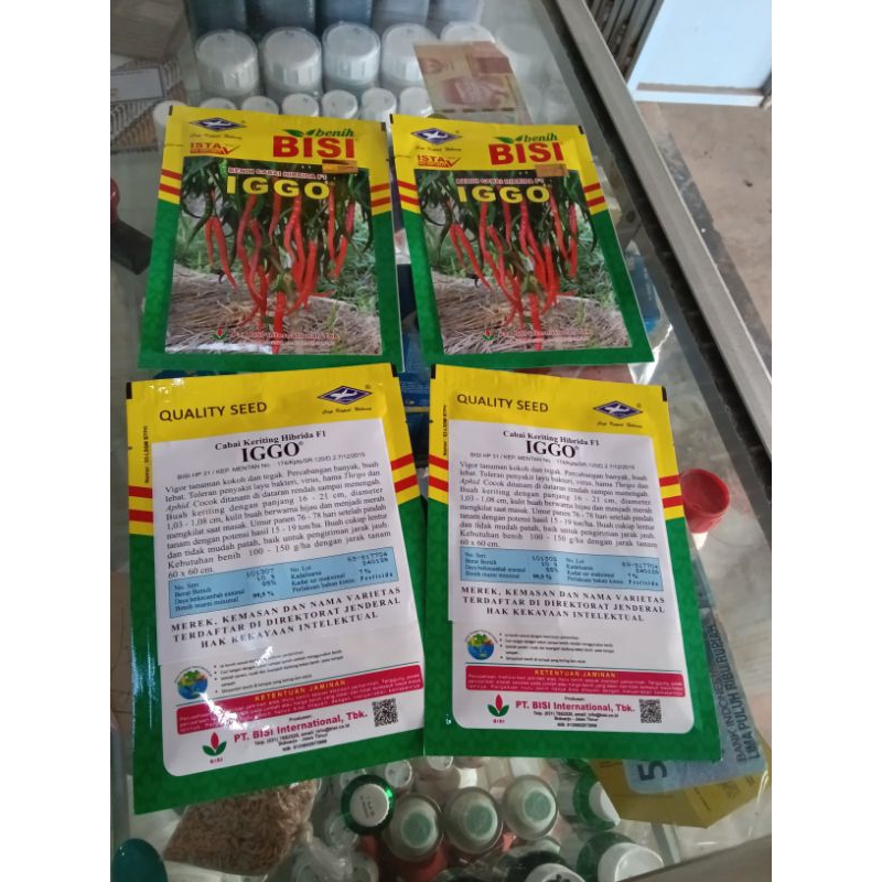 Jual Benih Cabai Iggo F1 (Setipe sejenis lebih tahan virus dr Iggo Tavi ...