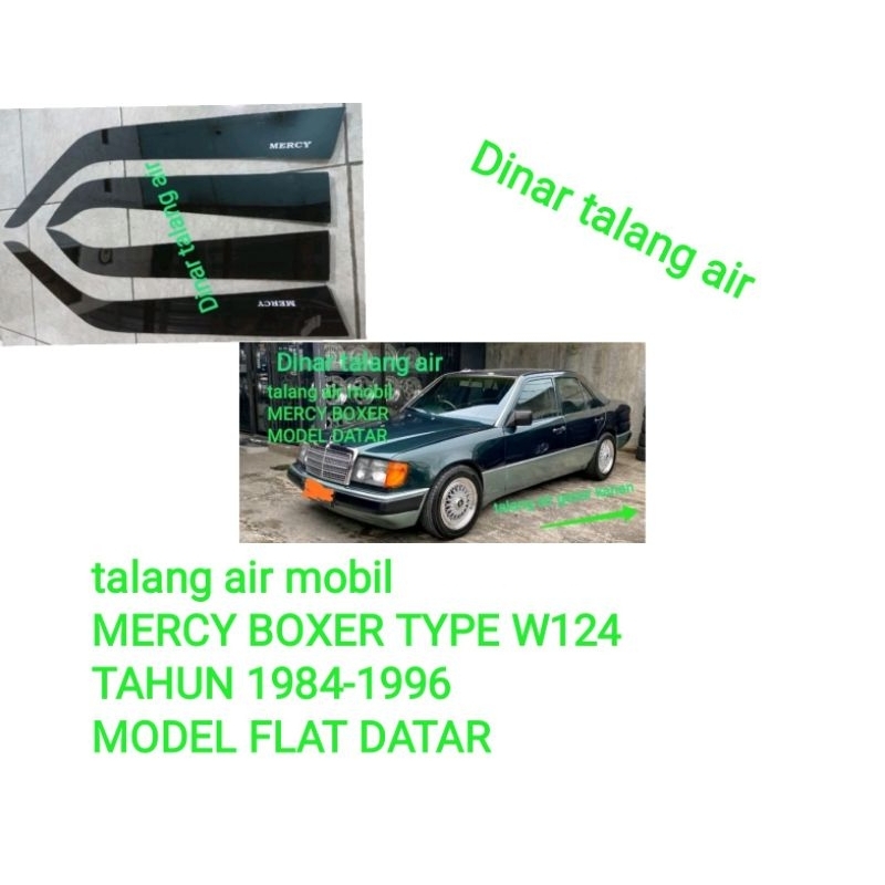 Jual talang air mobil MERCY BOXER KODE TYPE W124 TYPE 200, 230E, 300E ...