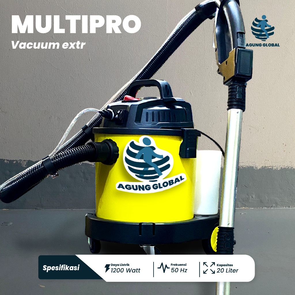 Jual Multipro VCE 20-1 RL Vacuum Cleaner Extractor Wet & Dry 20 Liter ...