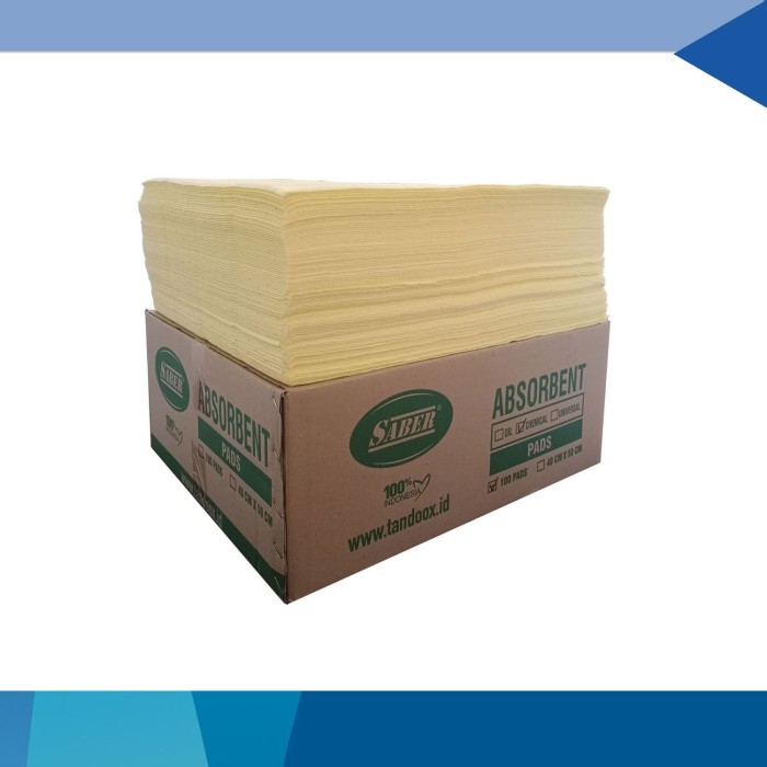 Jual SABER Chemical Absorbent Pad, Kain Lap Penyerap Cairan Kimia, PC ...
