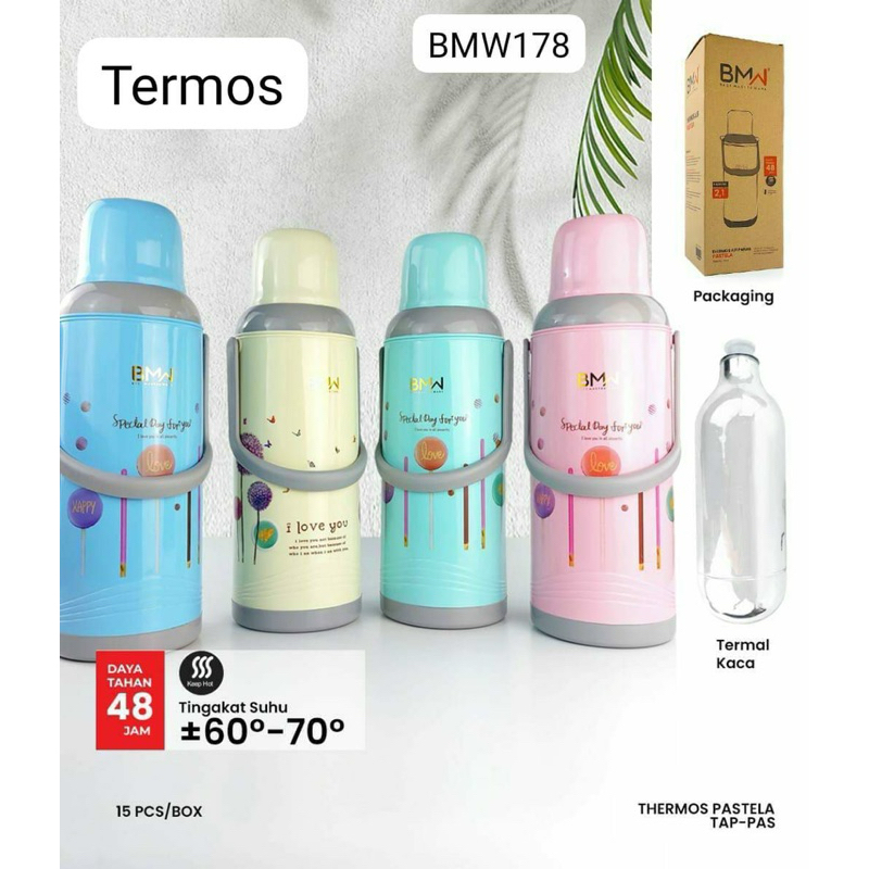 Jual TERMOS PASTELA 2,1 LITER BMW | Shopee Indonesia