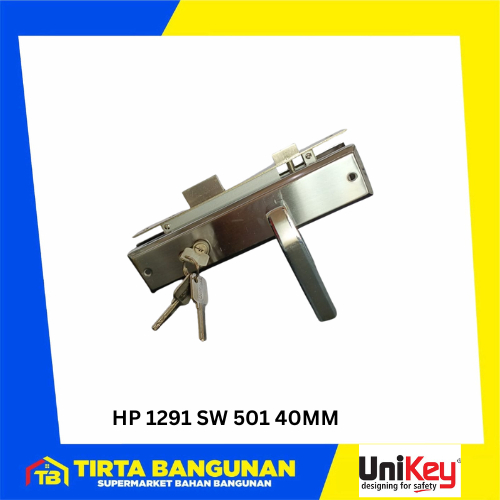 Jual UNIKEY HP 1291 SN/CP SW501 40MM HANDLE PINTU PLAT/ GAGANG ...