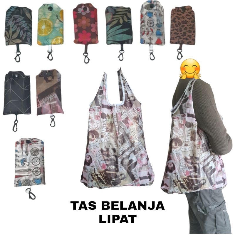 Jual Tas belanja lipat | Shopee Indonesia