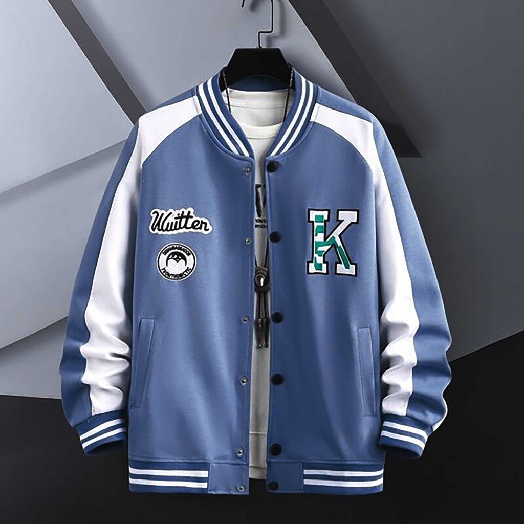 Jual Jaket Baseball Big Size ( S - 6XL ) INISIAL K ( BISA CUSTOM ...