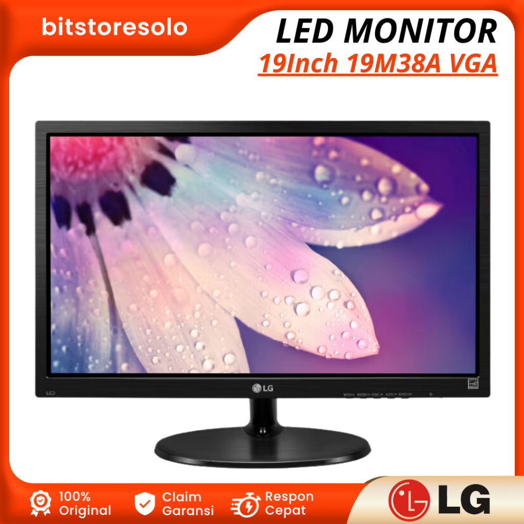 Jual LED Monitor LG 19 Inch 19M38A-B VGA 19" LCD | Shopee Indonesia