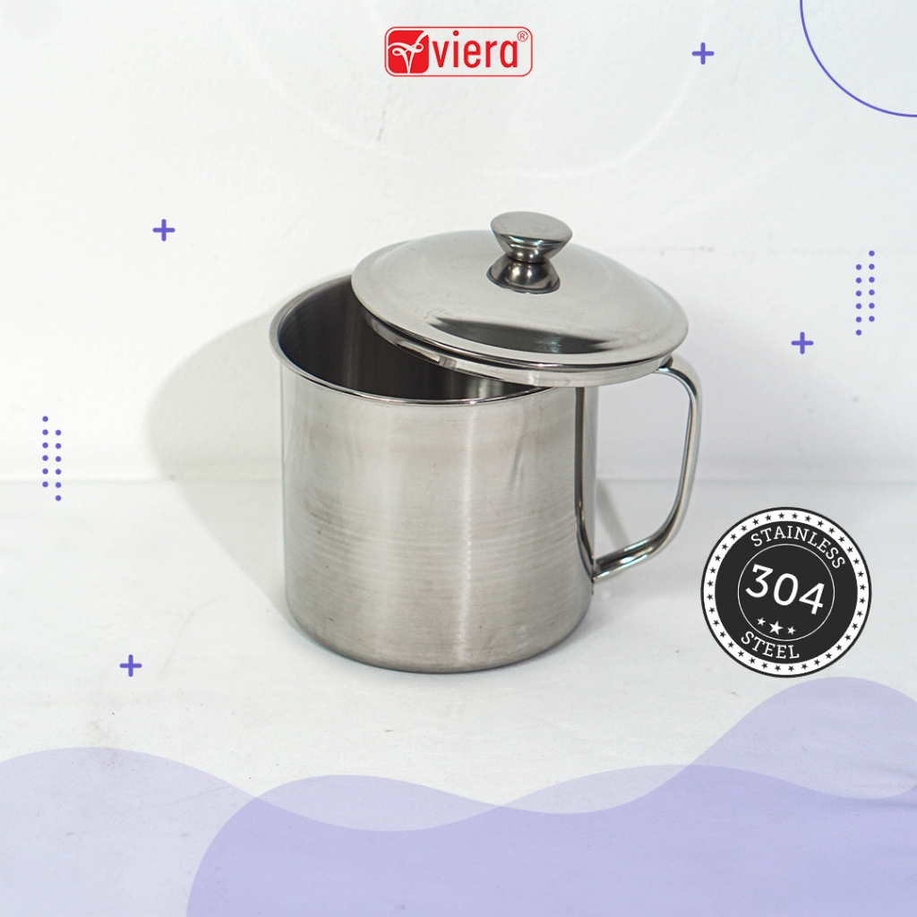 Jual Viera - Stainless Steel Sus 304 Cup Cangkir Mug Gelas Coffee Tea ...