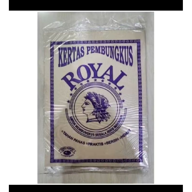 Jual Kertas Nasi Coklat, Nasi Uduk, Warteg Merk Royal Ungu Isi ...