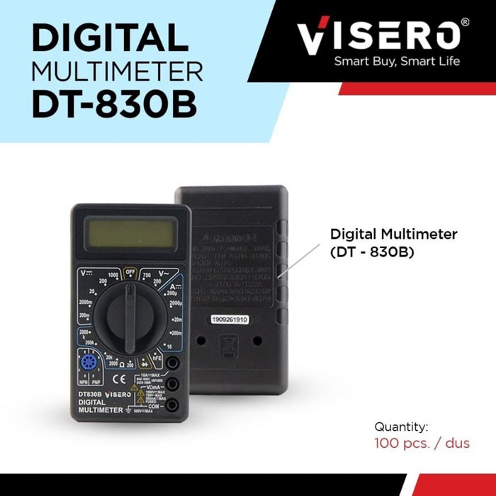 Jual Multimeter Digital Multitester Digital Pengukur Merk Visero ...