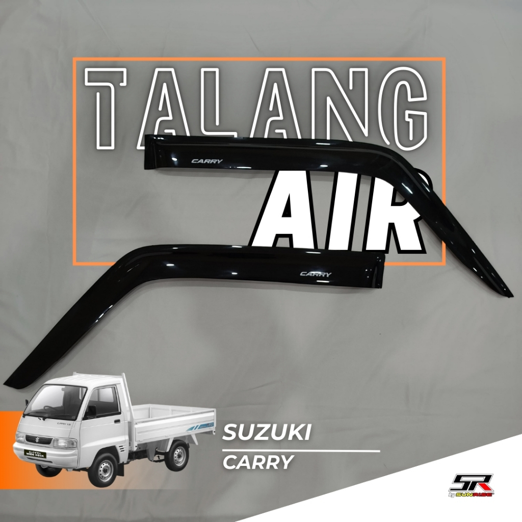 Jual Talang Air Pintu Mobil Carry 2 Pintu Hitam dan Silver Talang Air 2 ...