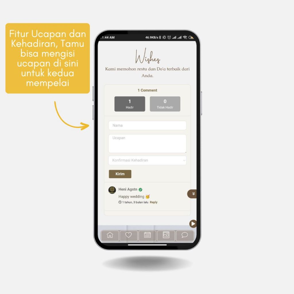 Jual Undangan Digital Pernikahan Tema Precious Undangan Website | Shopee Indonesia