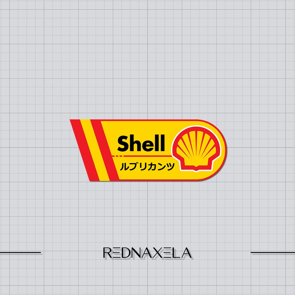 Jual Stiker Vinyl Shell Lubricants Notice Stiker Oli Motor Mobil ...