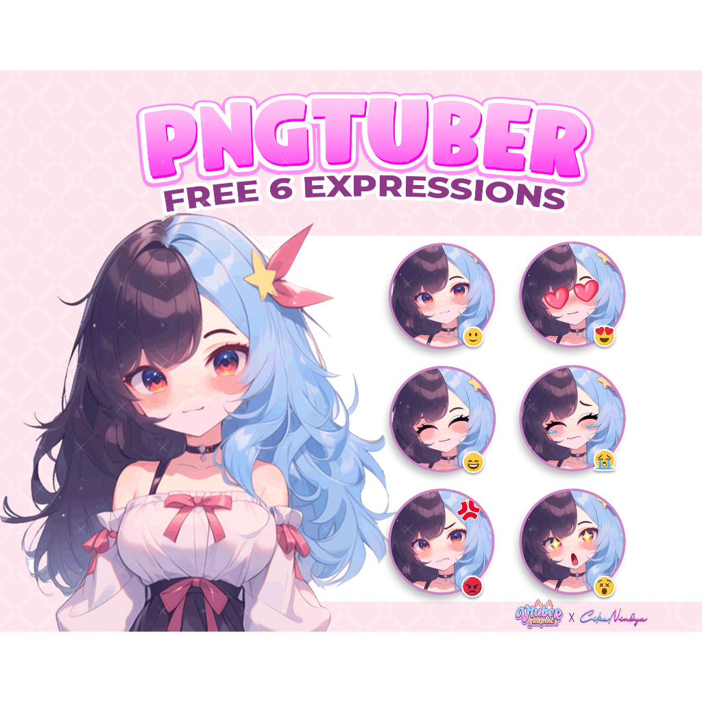 Jual PNG Tuber NEW | Avatar Lucu & Menarik Siap Pakai Cocok untuk Live ...