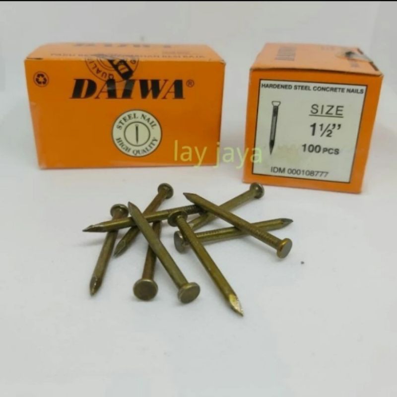 Jual Paku Beton DAIWA / DAIKEN 4" inch / 4" (10cm) per 5pcs | Shopee Indonesia